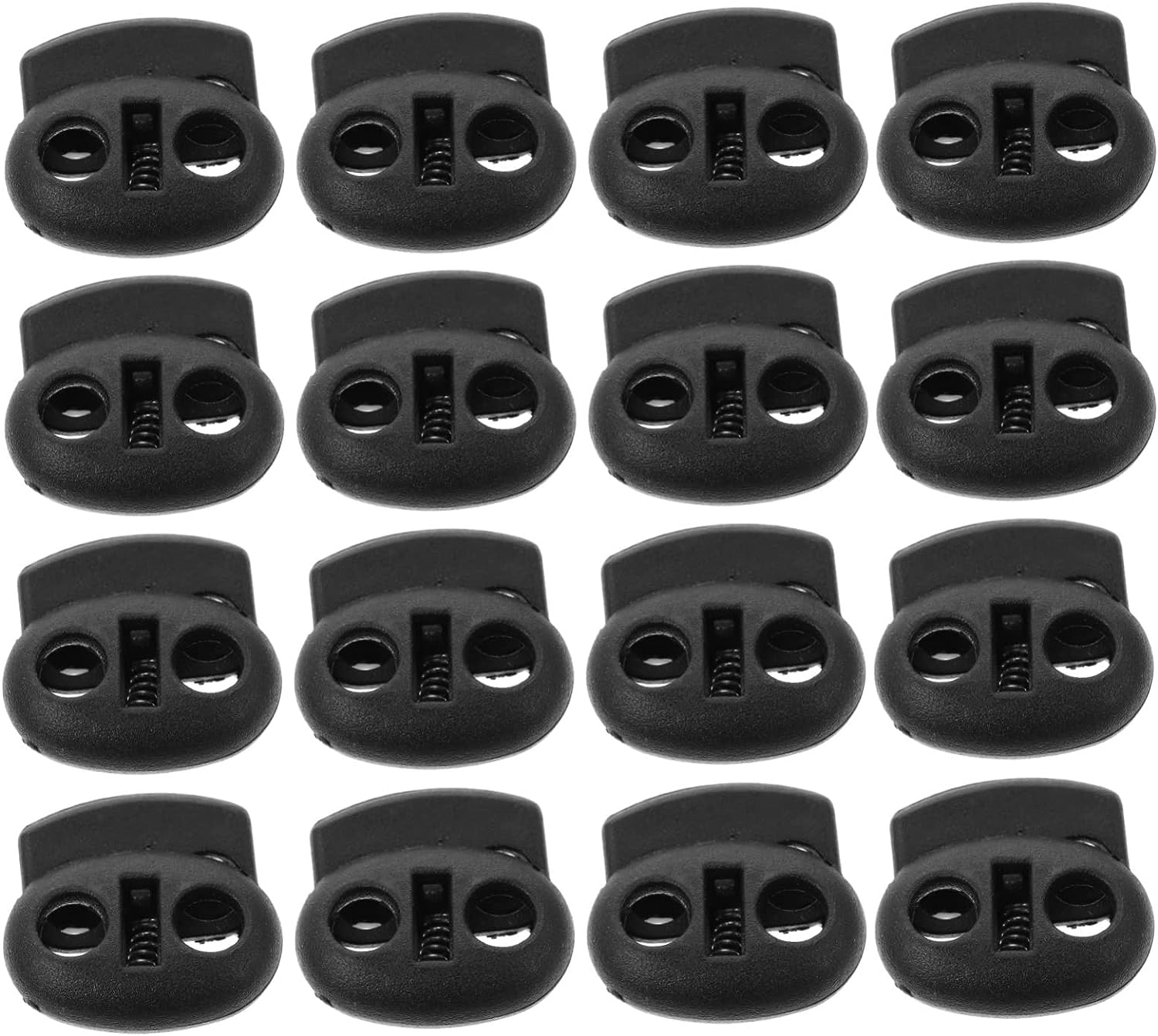 200Pcs Spring Cord Lock End Stopper Plastic Spring Fastener Cord Lock ...