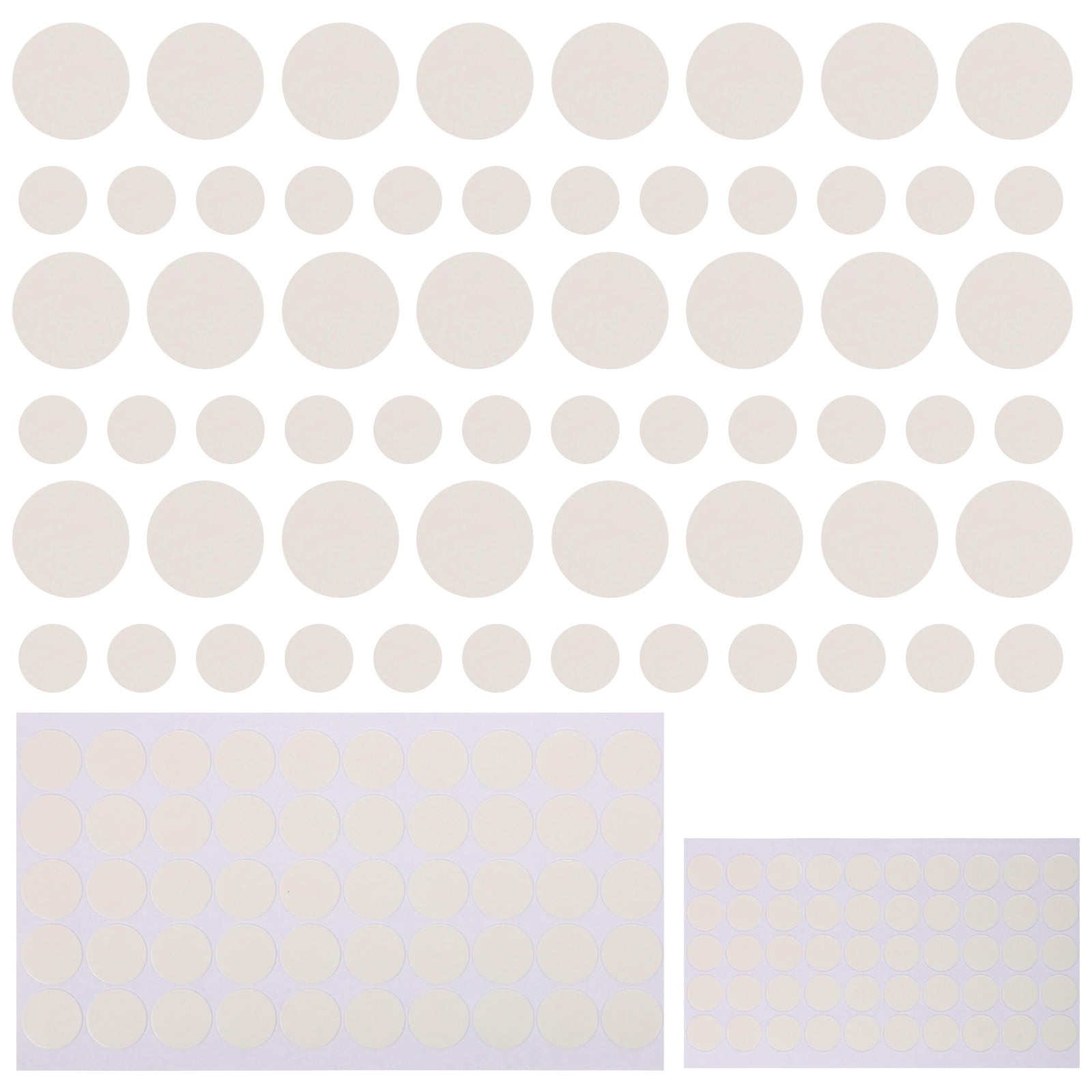 200Pcs Transparent Round Double Sided Sticker Acrylic No Traces ...