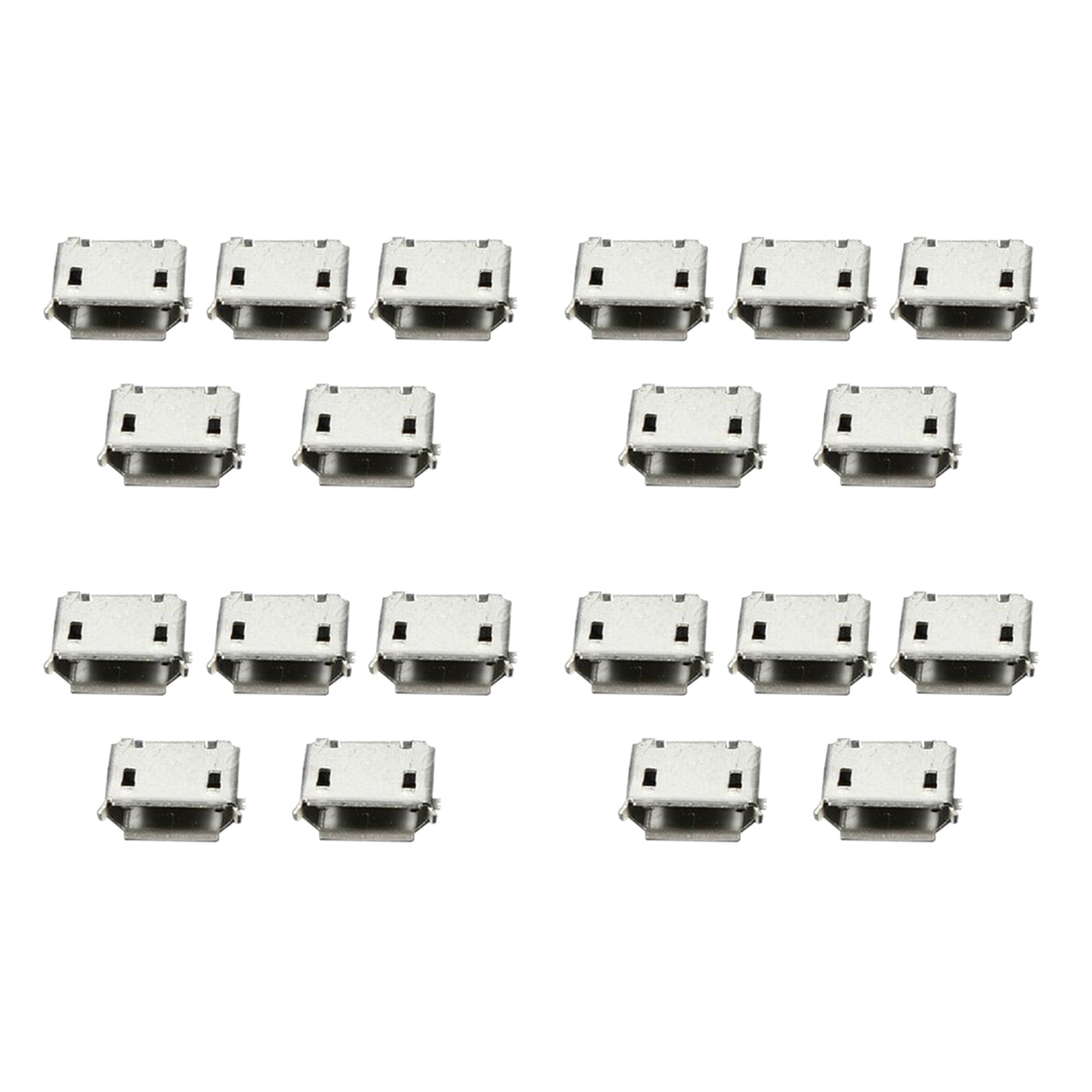 200Pcs -USB Type B Female 5Pin Socket Jack Connector Port PCB Board ...