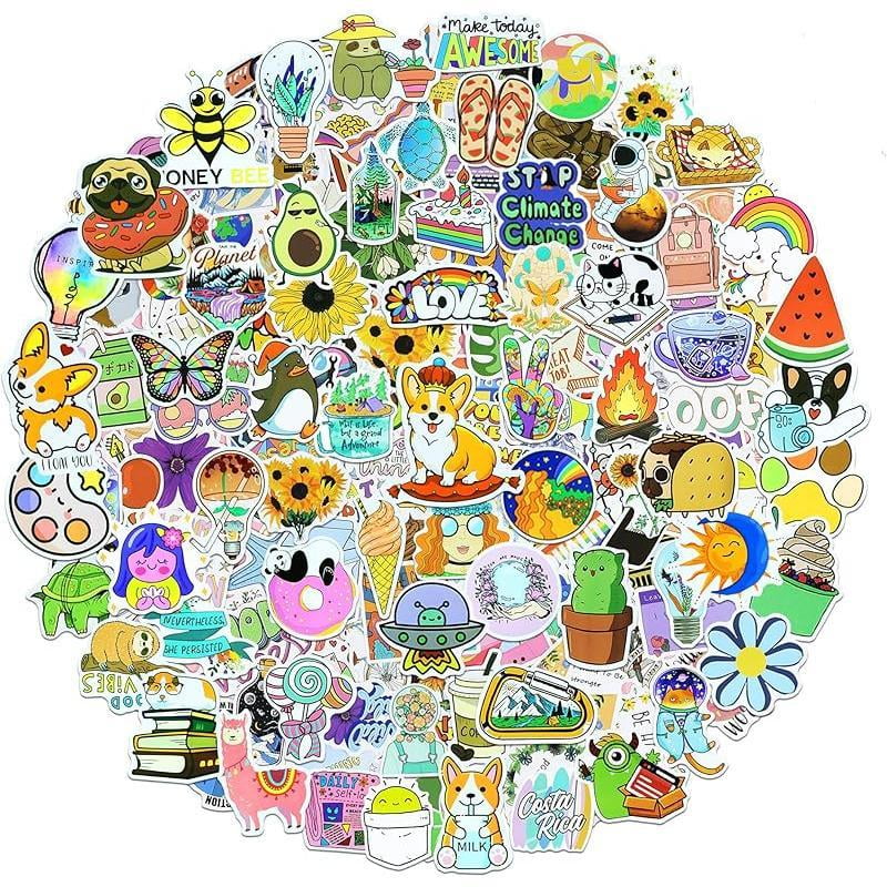 200Pcs Water Bottle Stickers for Kids, Cute Stickers for Water Bottles ...
