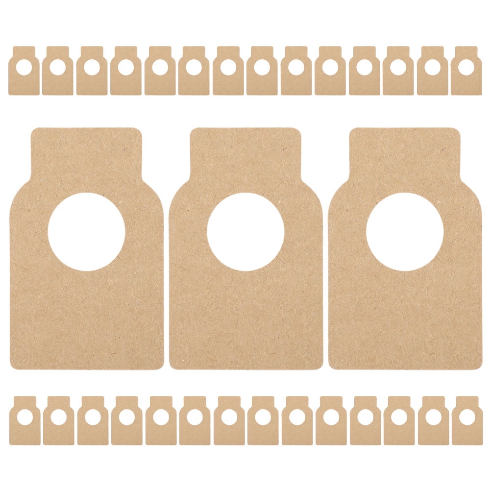 200Pcs Wine Bottle Tags Blank Bottle Tags Reusable Wine Cellar Neck ...