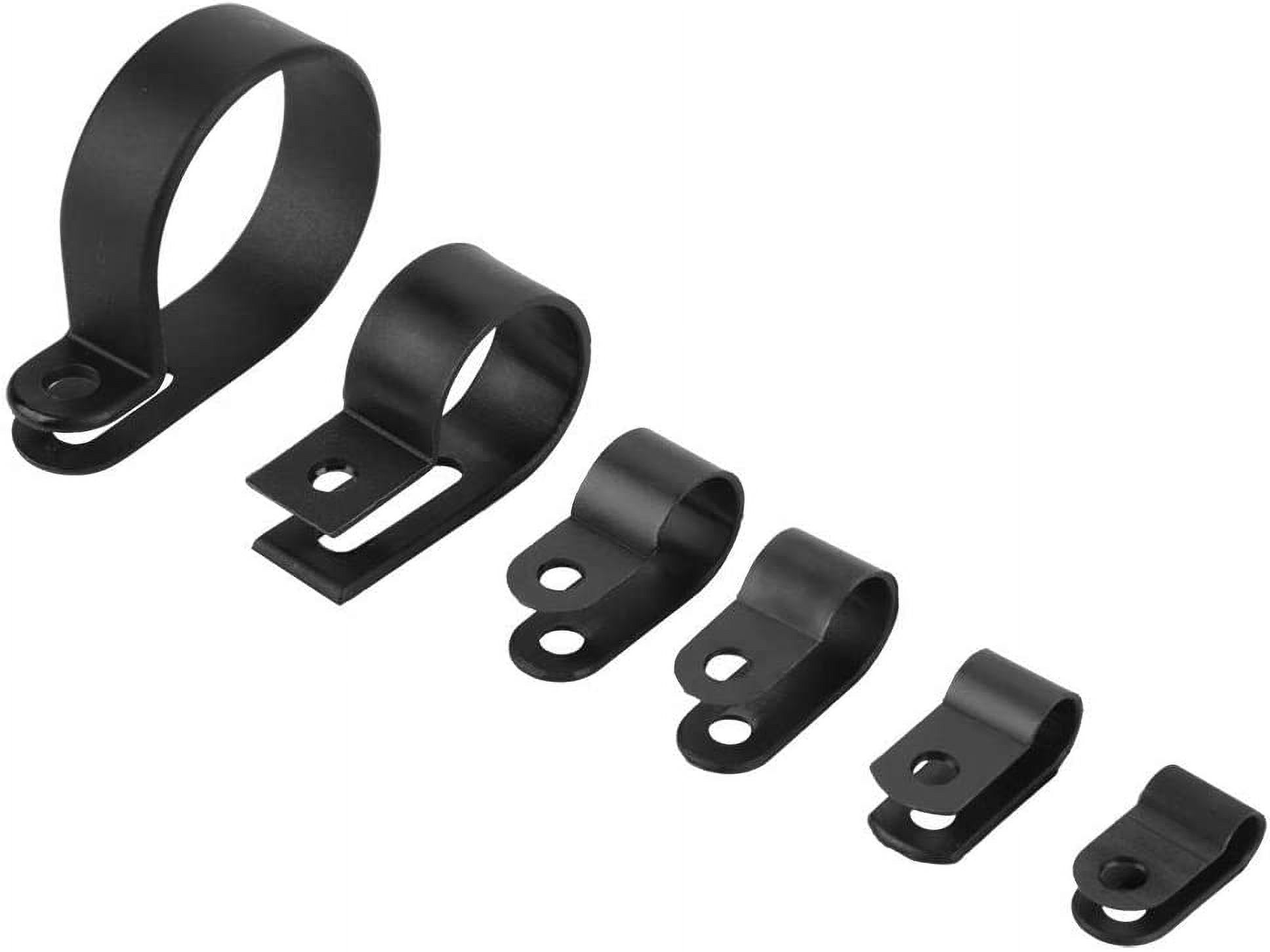 200Pcs Wire Cable Clip p Clips, P Clamps,Nylon Plastic P Fasteners Clips,Clamps Assortment,for ...