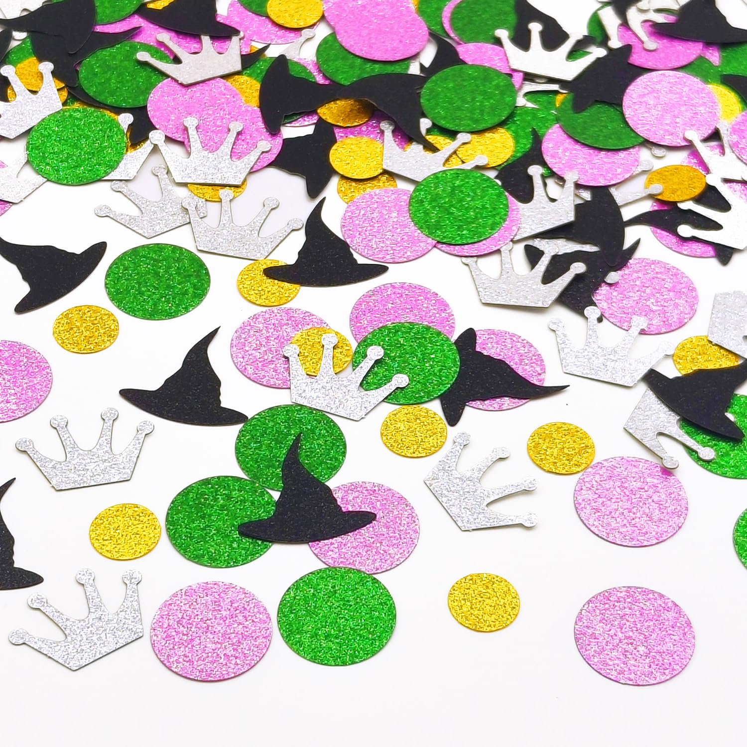 200Pcs Witch Movie Themed Table Confetti, Pink Green Witch Theme Party ...