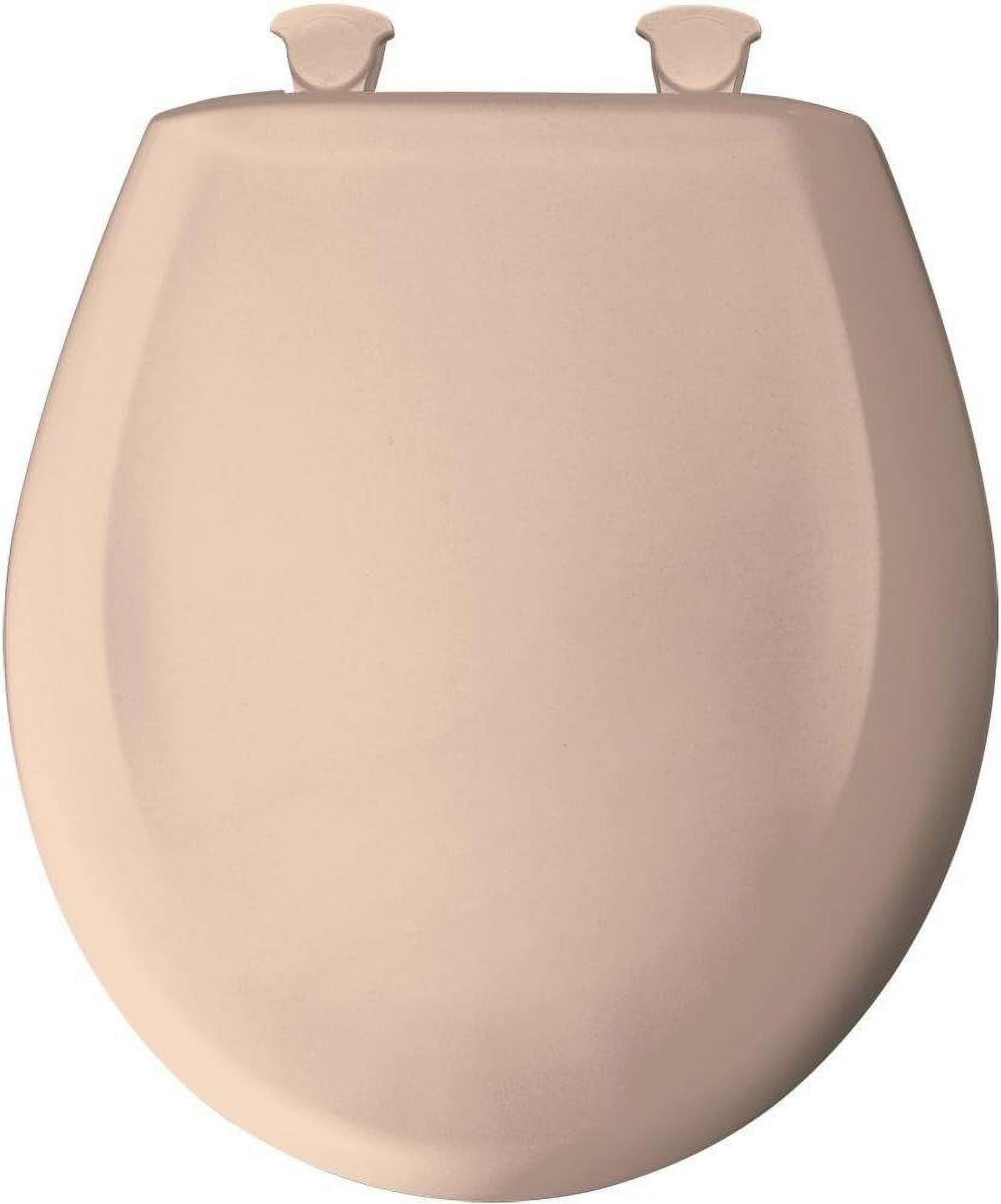 200SLOWT 643 Lift-Off Plastic Round Slow-Close Toilet Seat, Desert ...