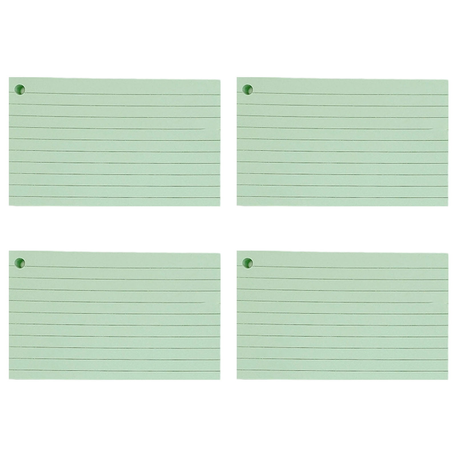 200Sheets Colored Notecards with Metal Rings for NoteTaking Journaling ...