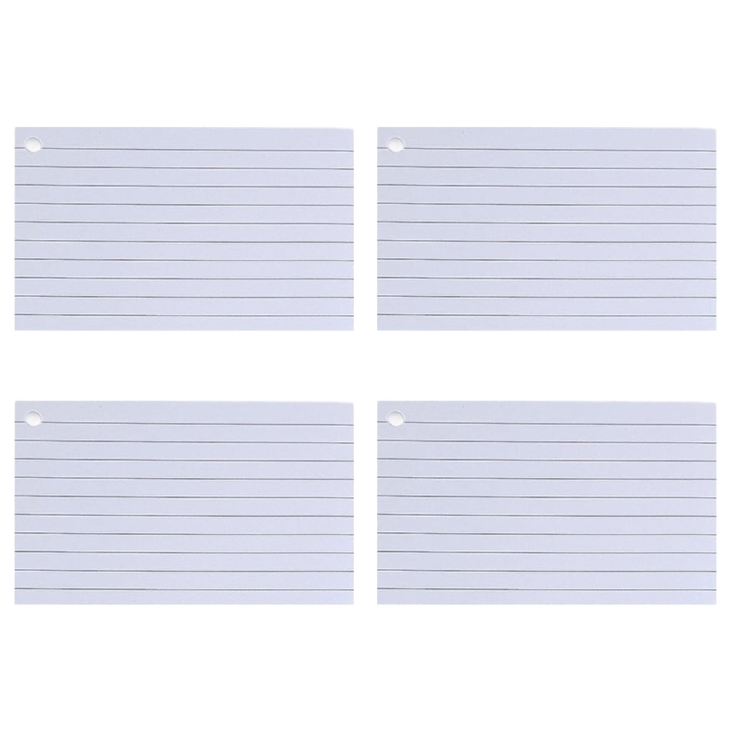 200Sheets Colored Notecards with Metal Rings for NoteTaking Journaling ...