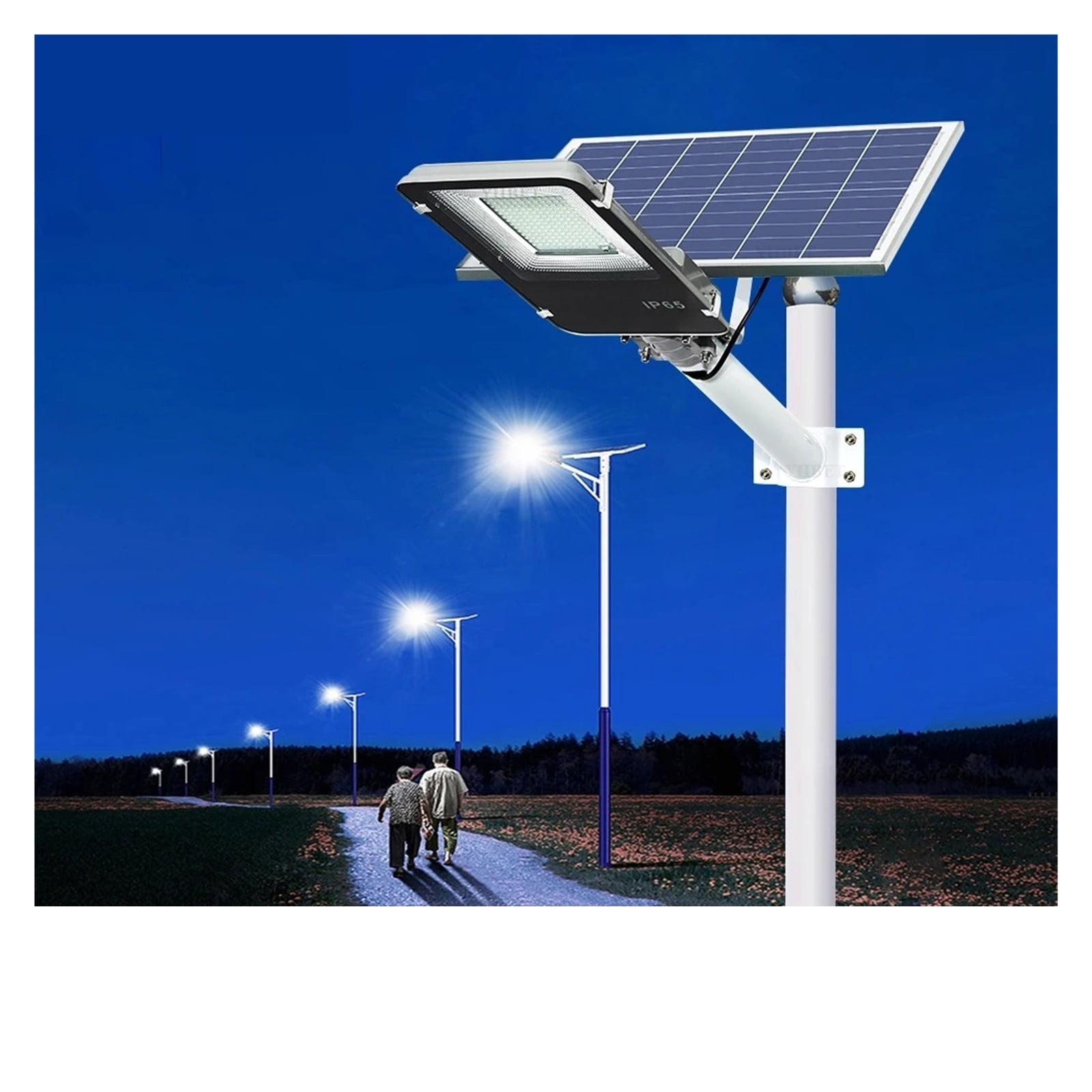200W 100W Wireless Waterproof LED Solar Street Lights Backyard Street ...