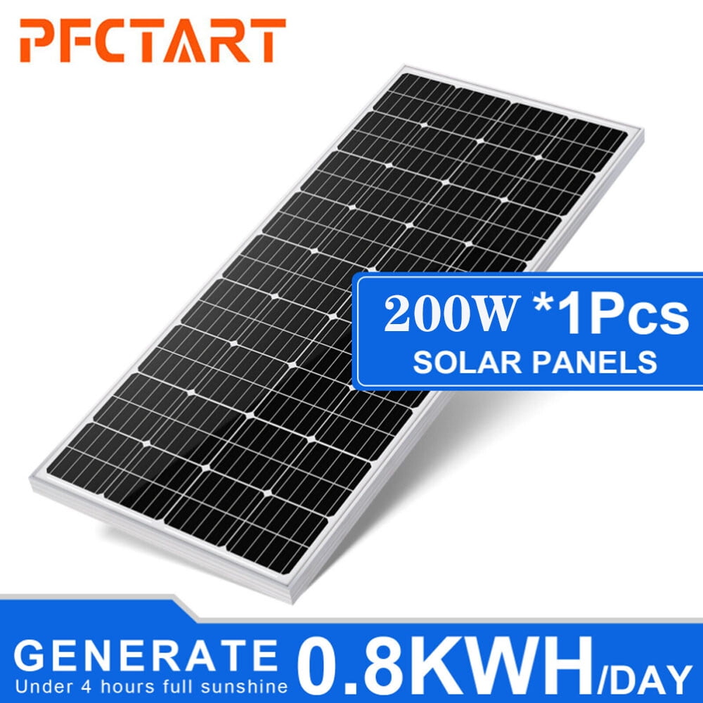 200W 12V Solar Panel High Efficiency Monocrystalline Solar Panels For ...
