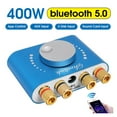 200W+200W 12V/24V Mini Bluetooth 5.0 HiFi Digital Amplifier Stereo ...