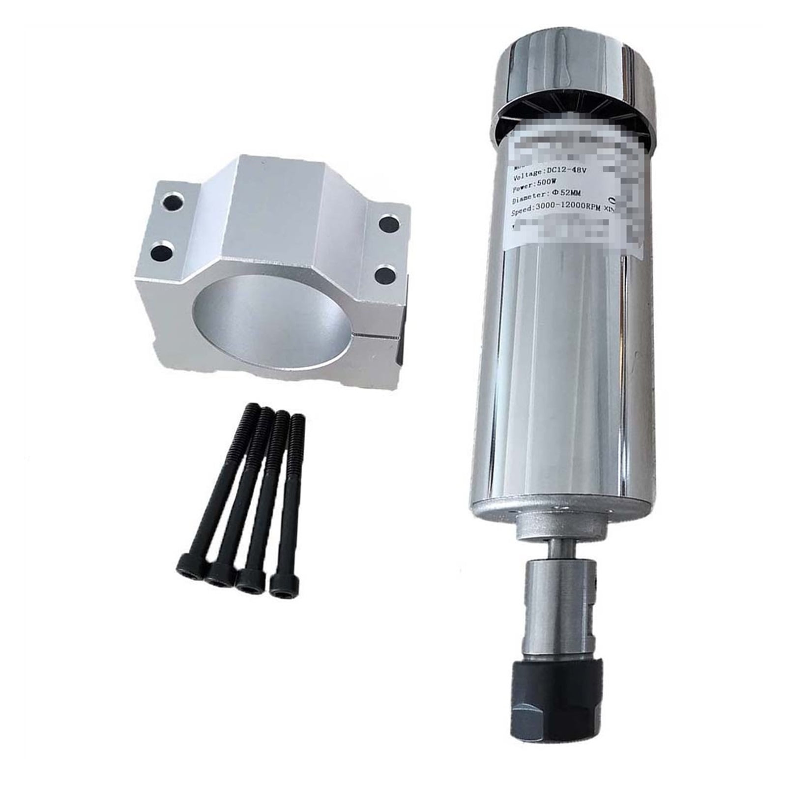 200W 300w 400w 500w Spindle Motor 48VDC ER11 ER16 Air Cooled Spindle ...
