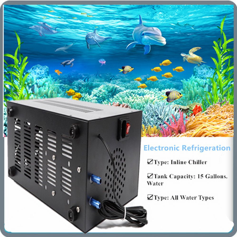 200W Aquarium Water Chiller 60L Fish Shrimp Tank Cooler Cooling Machine ...