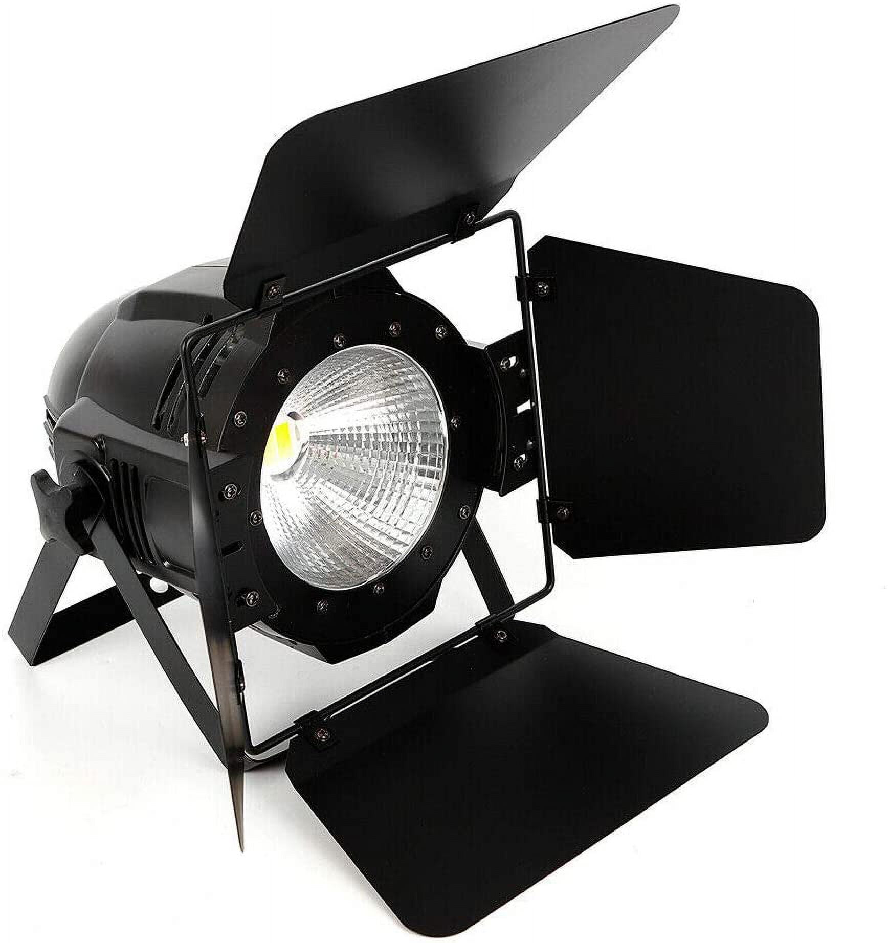 200W COB 2-in-1 LED Stage Light Blinder DMX-512 DJ Spotlight with Barn ...