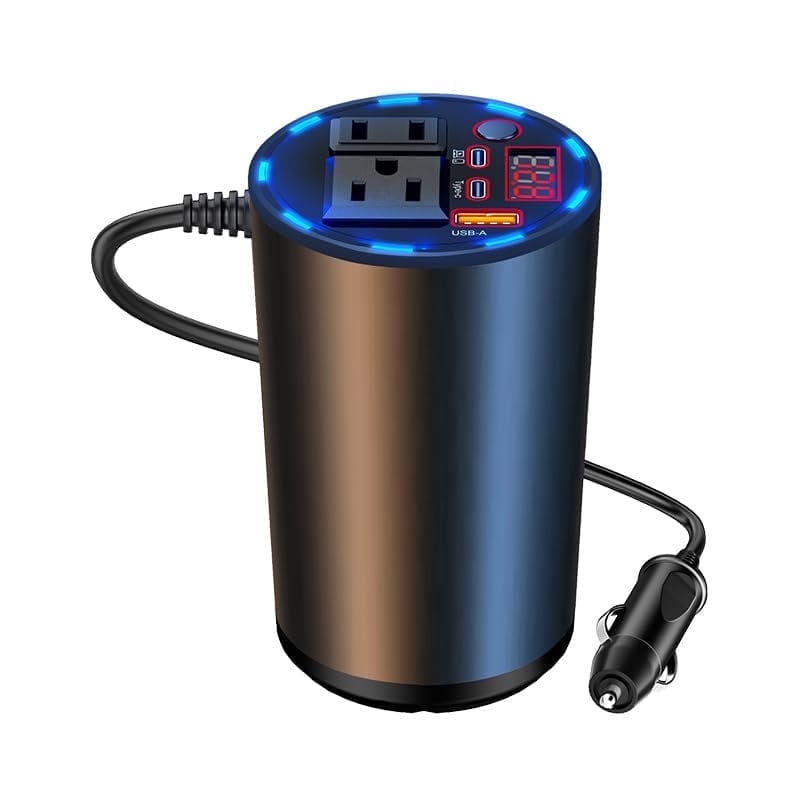 200W Car Power Inverter Car Plug Adapter Outlet Converter Fast Charger ...