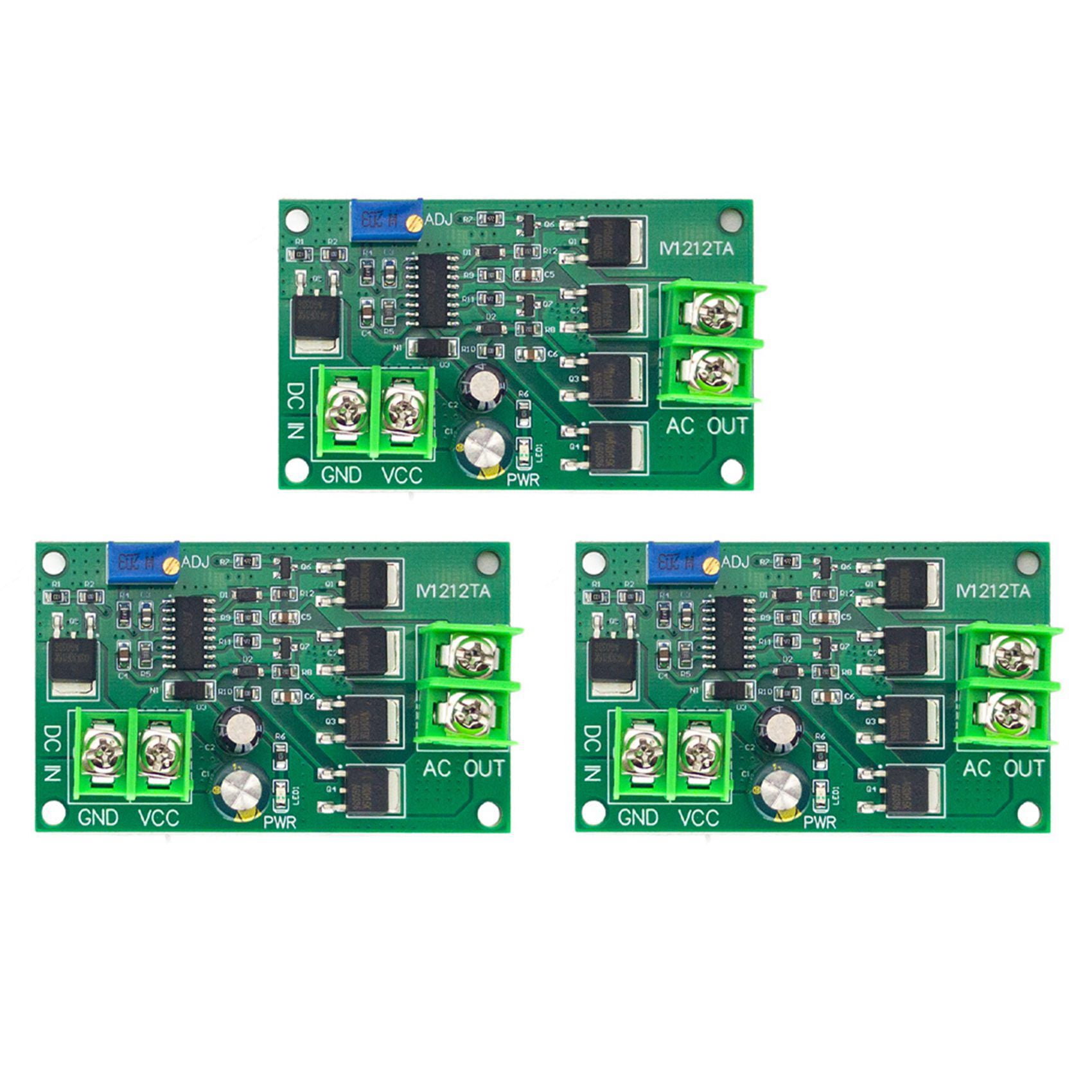 200W DC 12V to AC 12V Inverter 50Hz Square Wave Generator Module ...