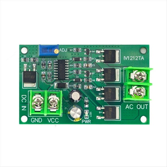 200W DC 12V to AC 12V Inverter 50Hz Square Wave Signal Generator Module ...