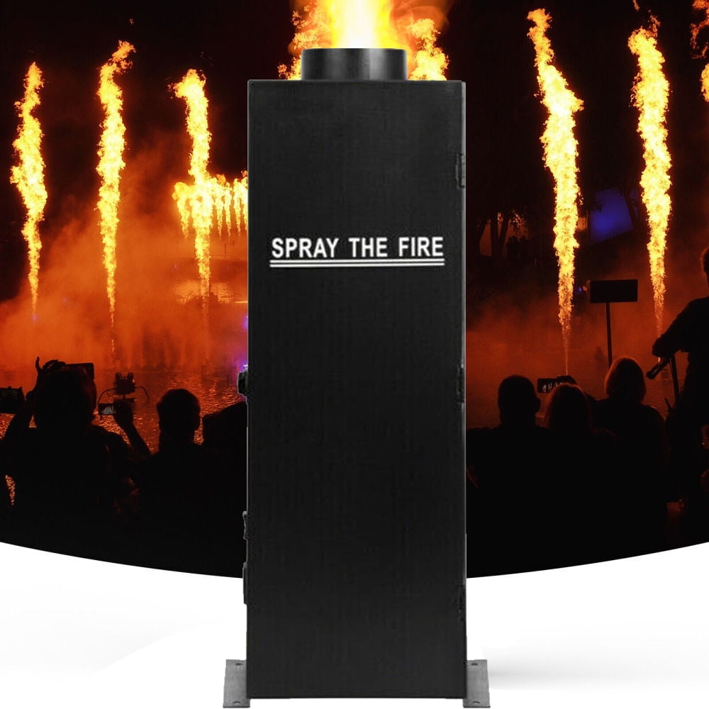 PartyKindom Stage Fire Effects Flame Machine Black 1Pack for Outdoor ...