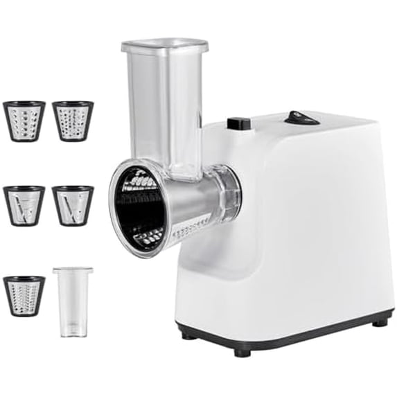 200W Electric Food Processor with 6 Different Shapes of Blades,Multi ...