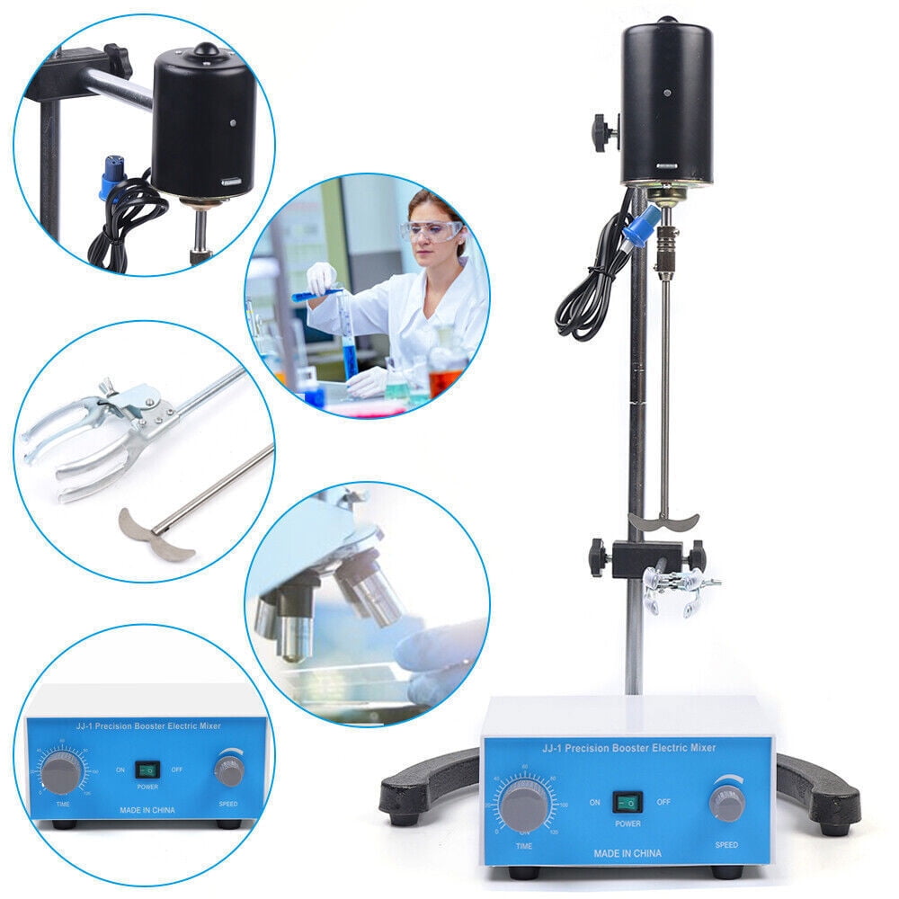 200W Electric Overhead Stirrer Lab Mixer Agitator High Accuracy Great ...