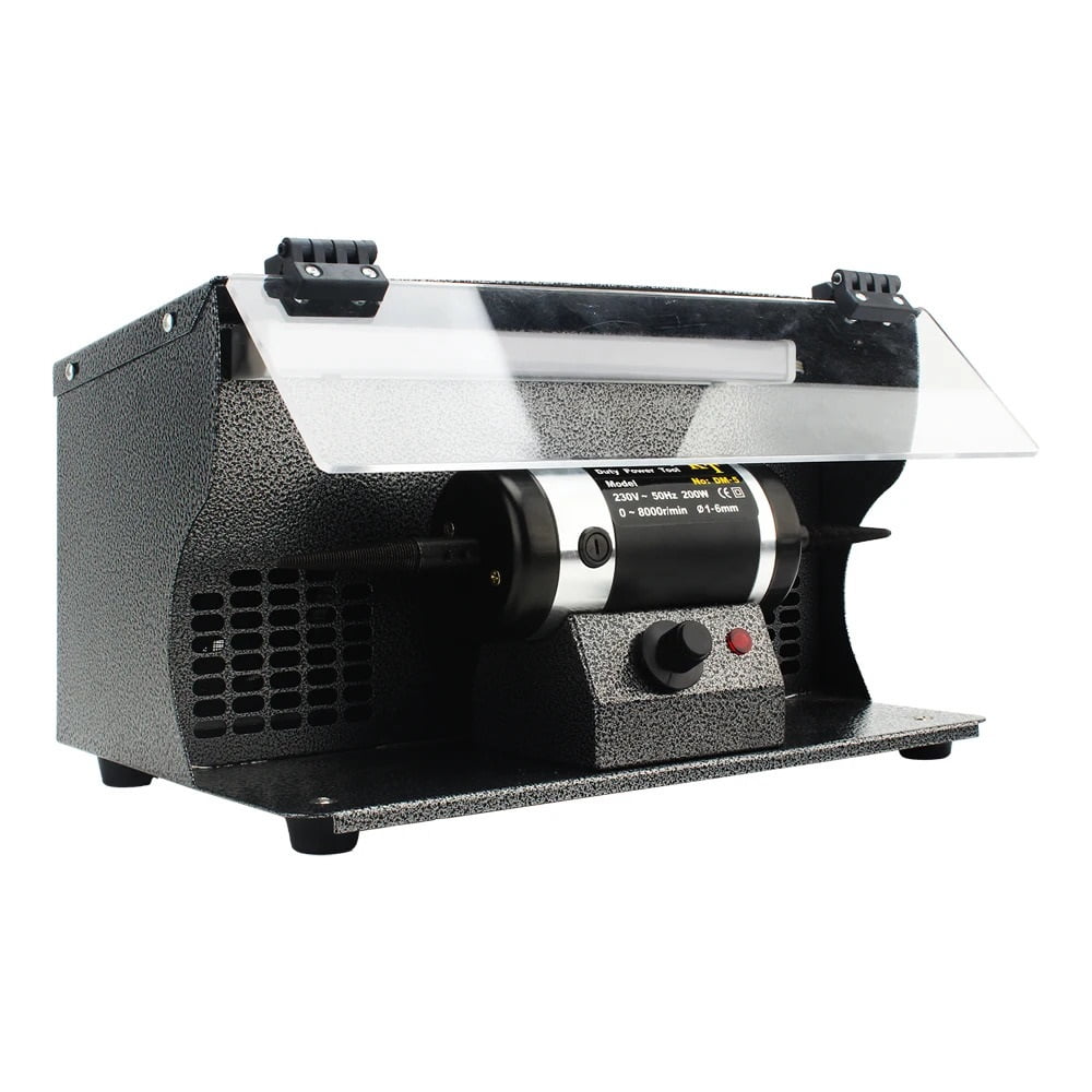 200W Jewelry Buffing Machine With Light And Dust Collector, Table Top ...