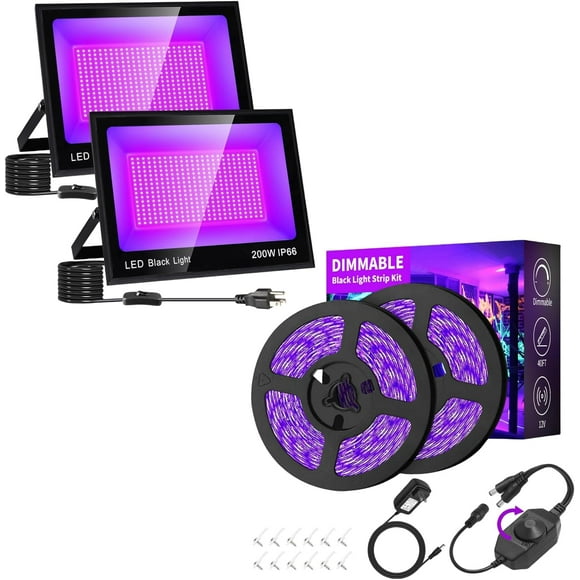 Black LED Light Strips