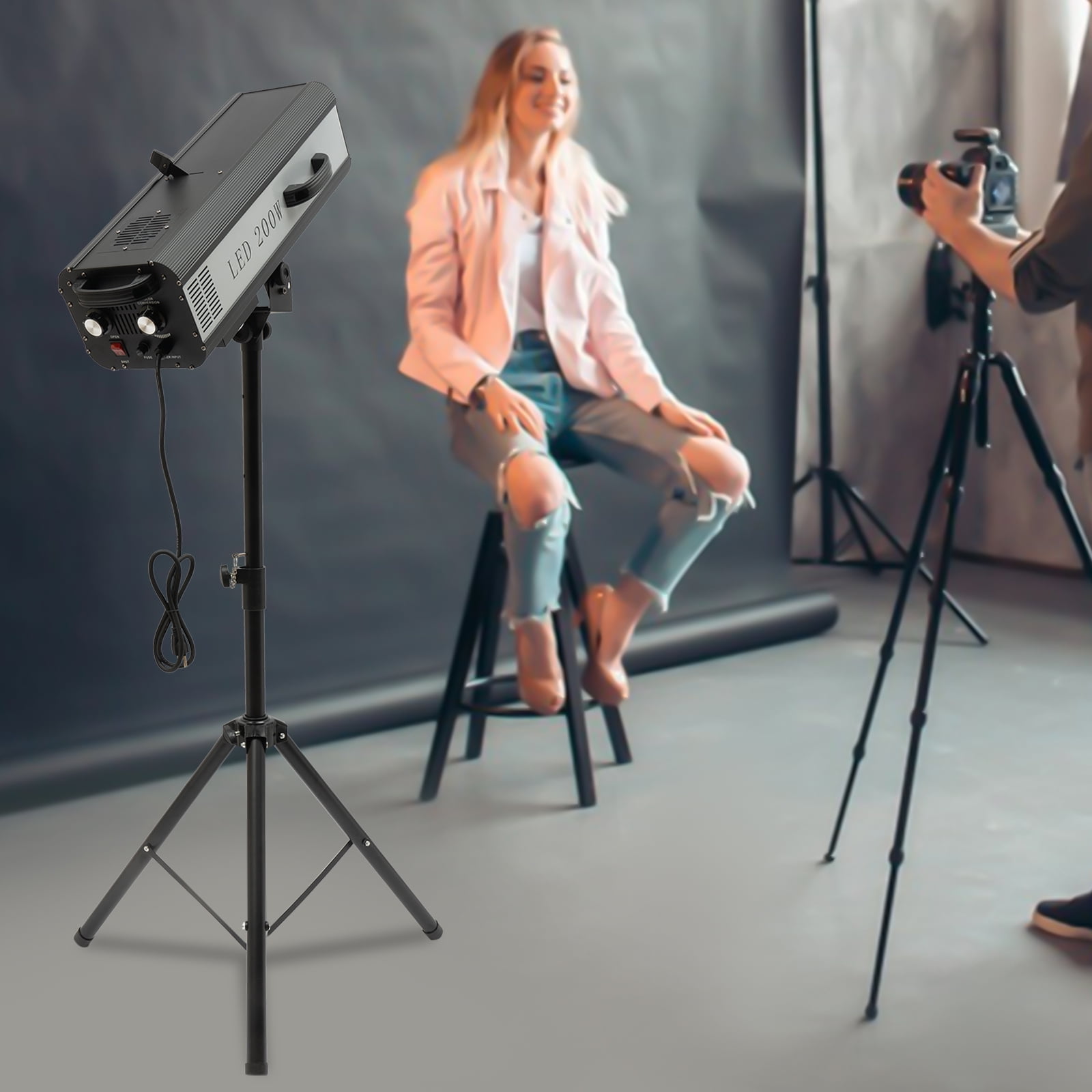 200W LED Follow Spot Light Manual Control Spotlight Stage Light ...