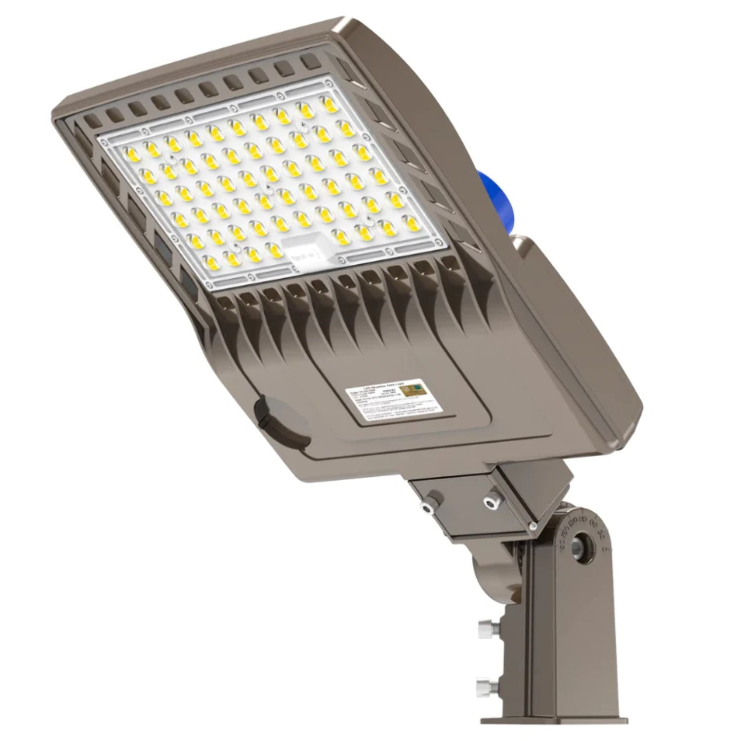 200W LED Shoebox Pole Light with Photocell - Slipfitter Mount, 28000LM ...
