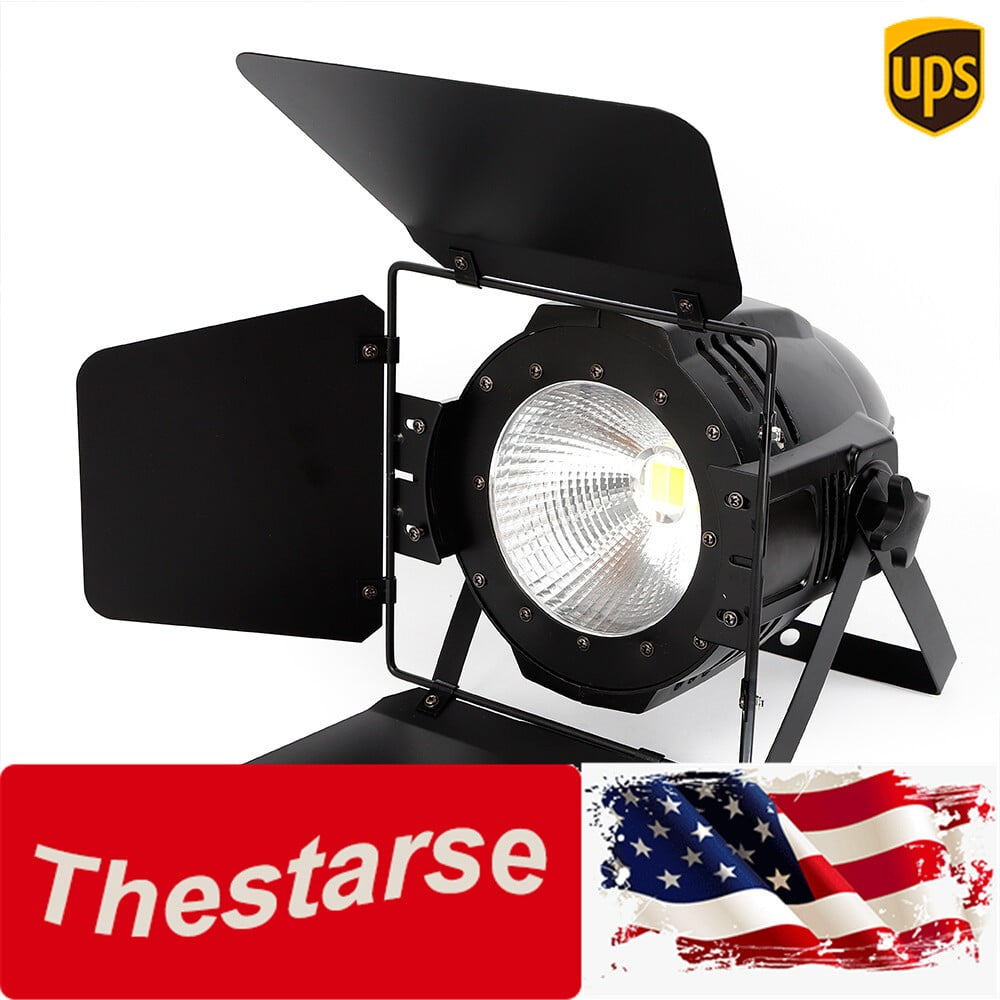 200W LED Stage Par Light COB 2in1 Portable Spot Light DJ Lighting PAR64 ...