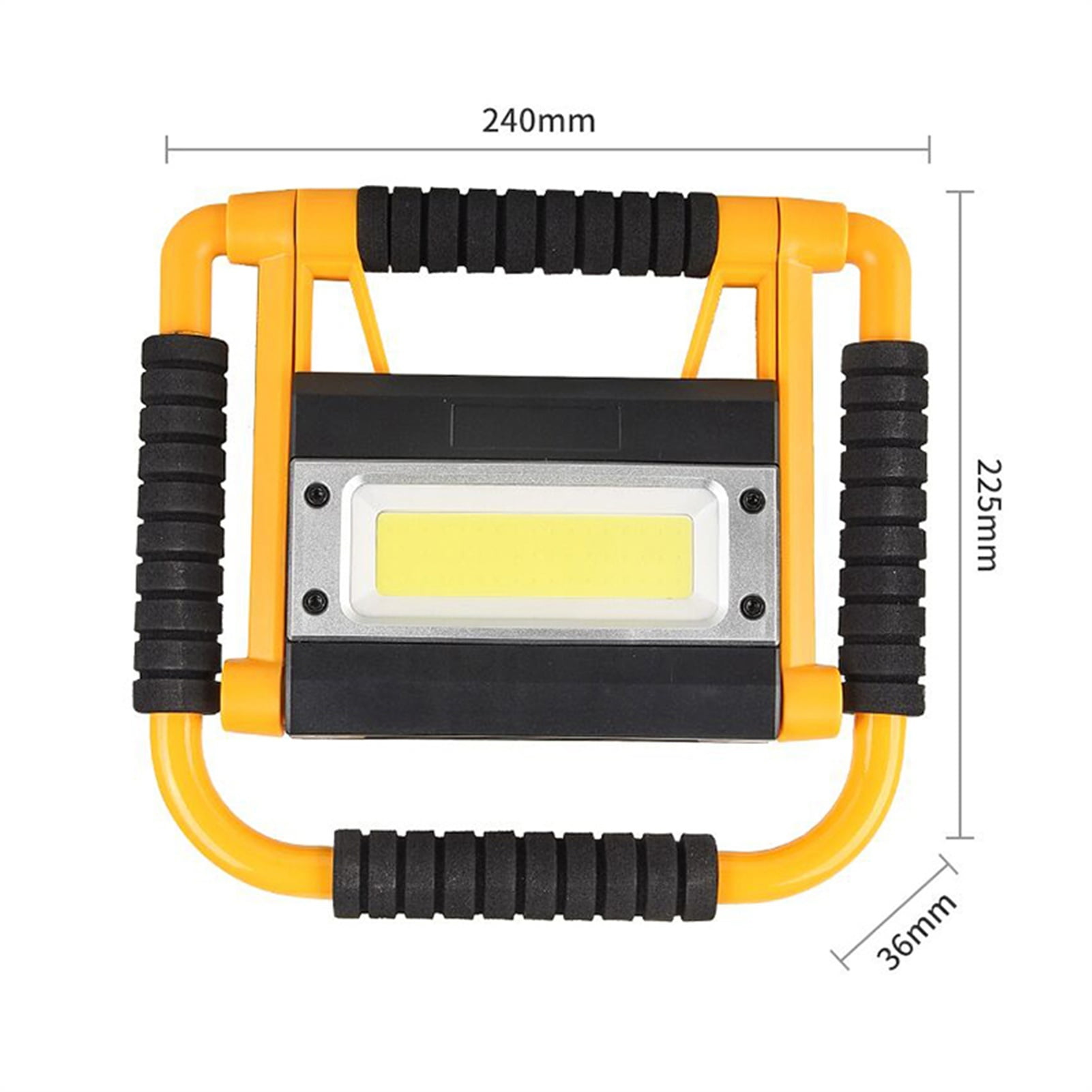 200W LED Work Lamp Portable Searchlight USB Rechargeable Flashlight ...