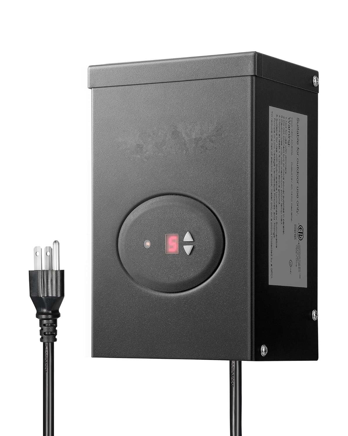200W Low Voltage Landscape Transformer, Outdoor Weatherproof ...