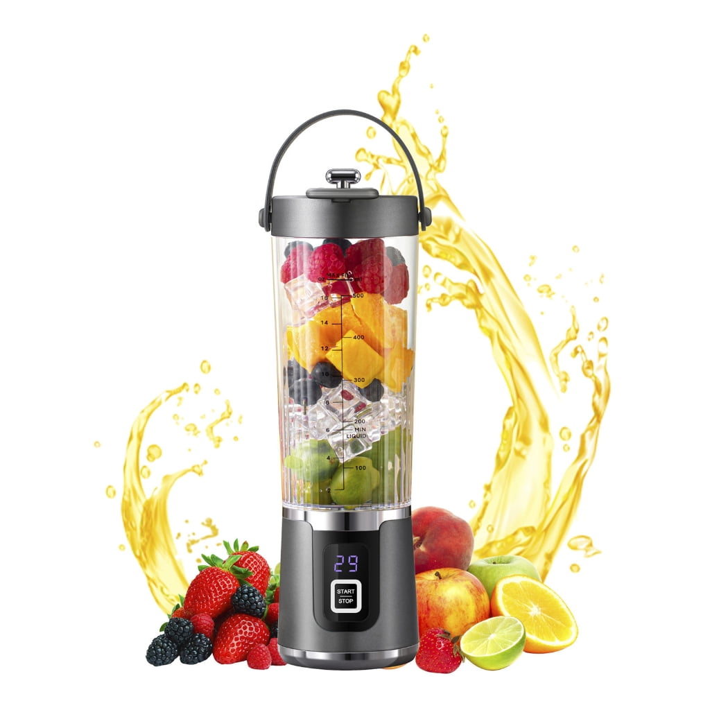 200W Portable Electric Blender Rechargeable Cordless Juicer Powerful ...
