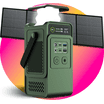 Hepway Euler P300 300W Portable Power Station, 7.05lbs Outdoor Solar ...