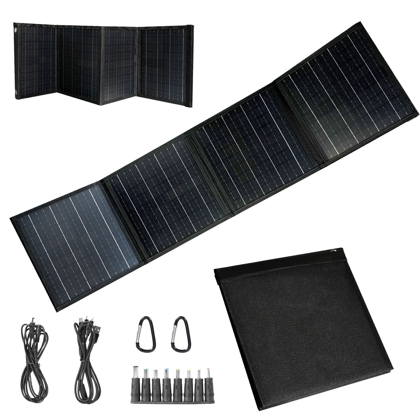 200W Portable Solar Charger for Camping - DFITO Foldable Solar Powered ...