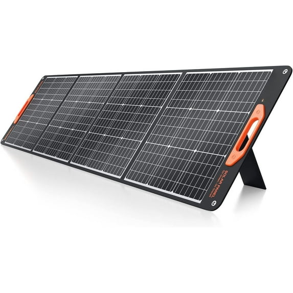 200W Portable Solar Panel for Power Station Generator, 12V/24V Flexible ...