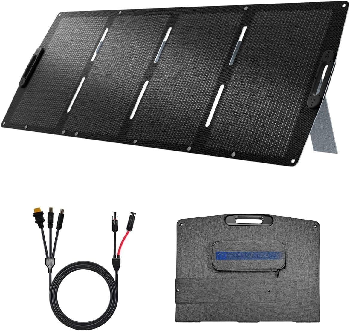 200W Portable Solar Panel for Power Stations,IP65 & Lightweight with ...