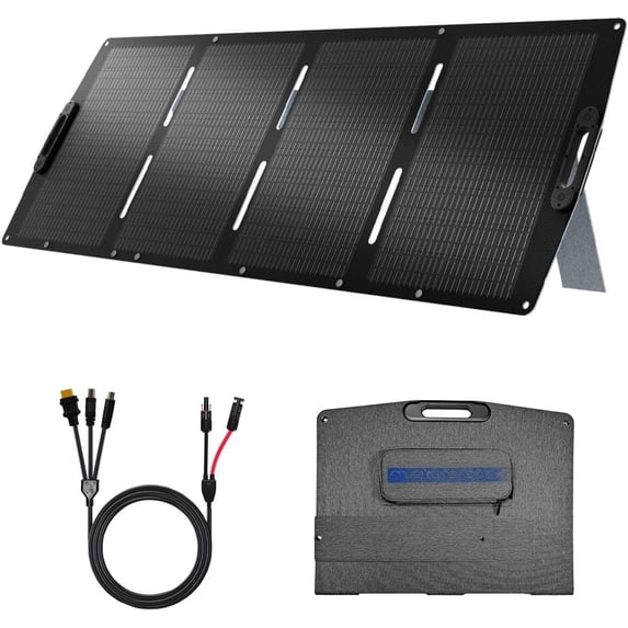 200W Portable Solar Panel for Power Stations,IP65 & Lightweight with ...
