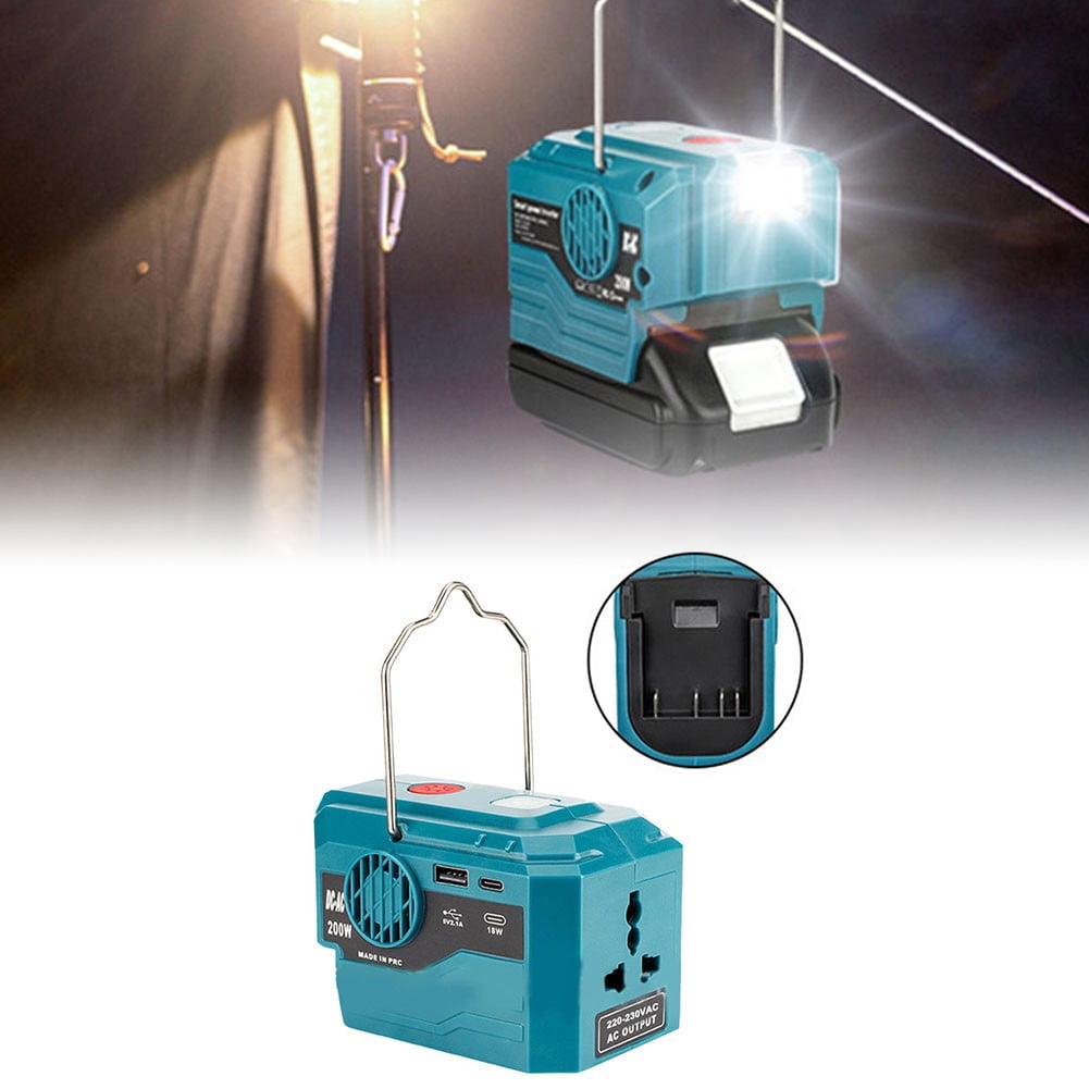 200W Power Inverter For BS/DW/MWQ 18V Battery DC 18V to AC 220-230V ...