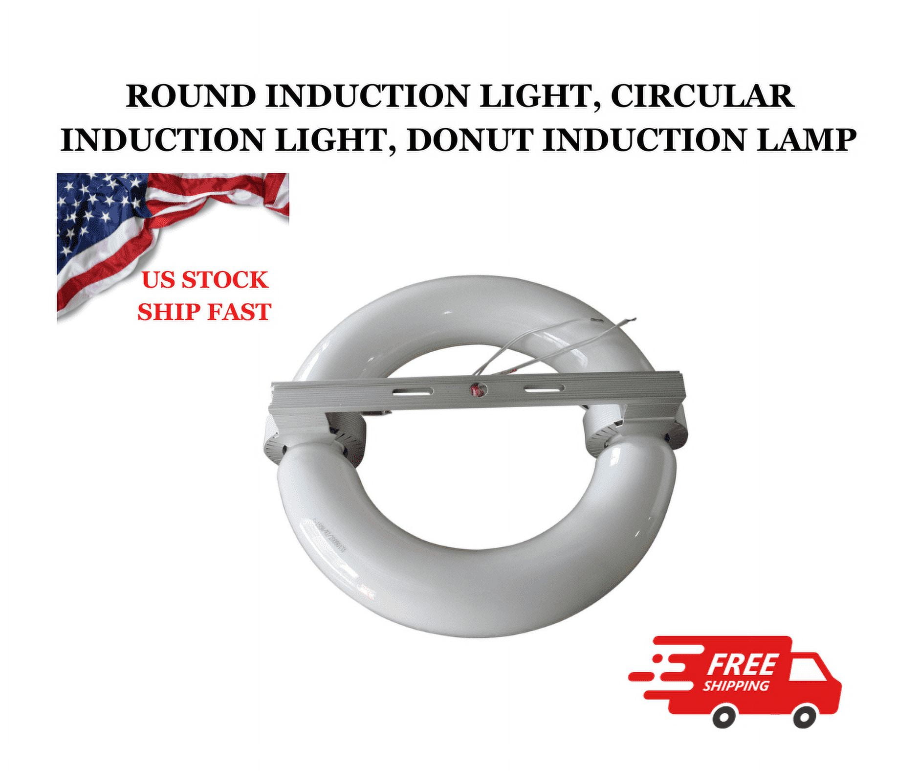 200W Round Induction light, Circular Induction Light, Donut Induction lamp 5000K - Walmart.com