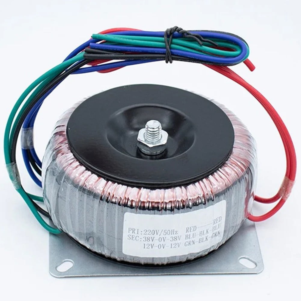 200W Toroidal Transformer Dual Output 12V 28V AC Power Supply for Audio ...