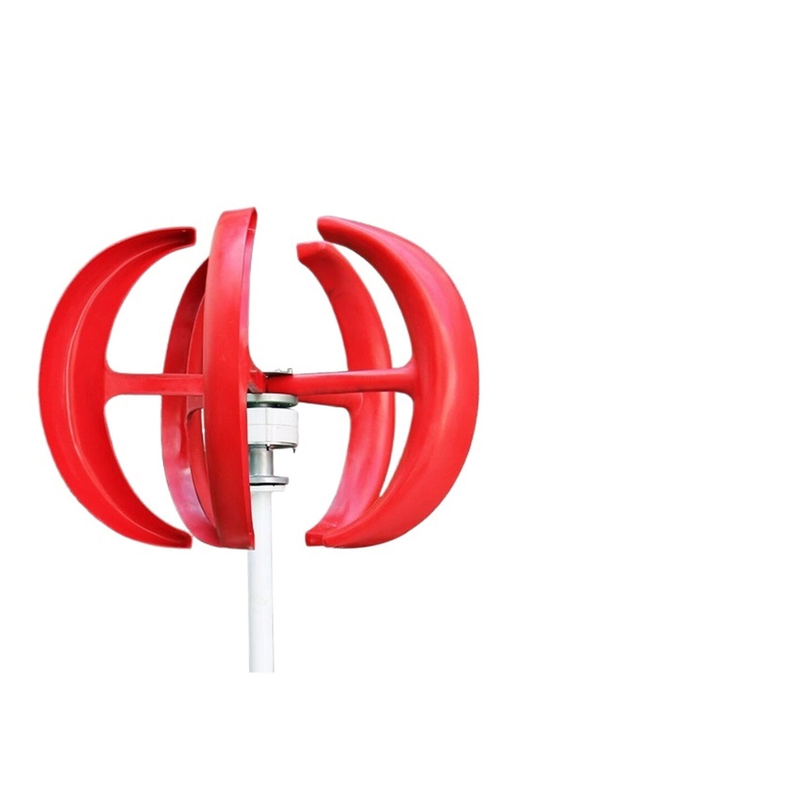 200W Vertical Axis Wind Generator 12V 24V Red And White Ball Type Wind ...