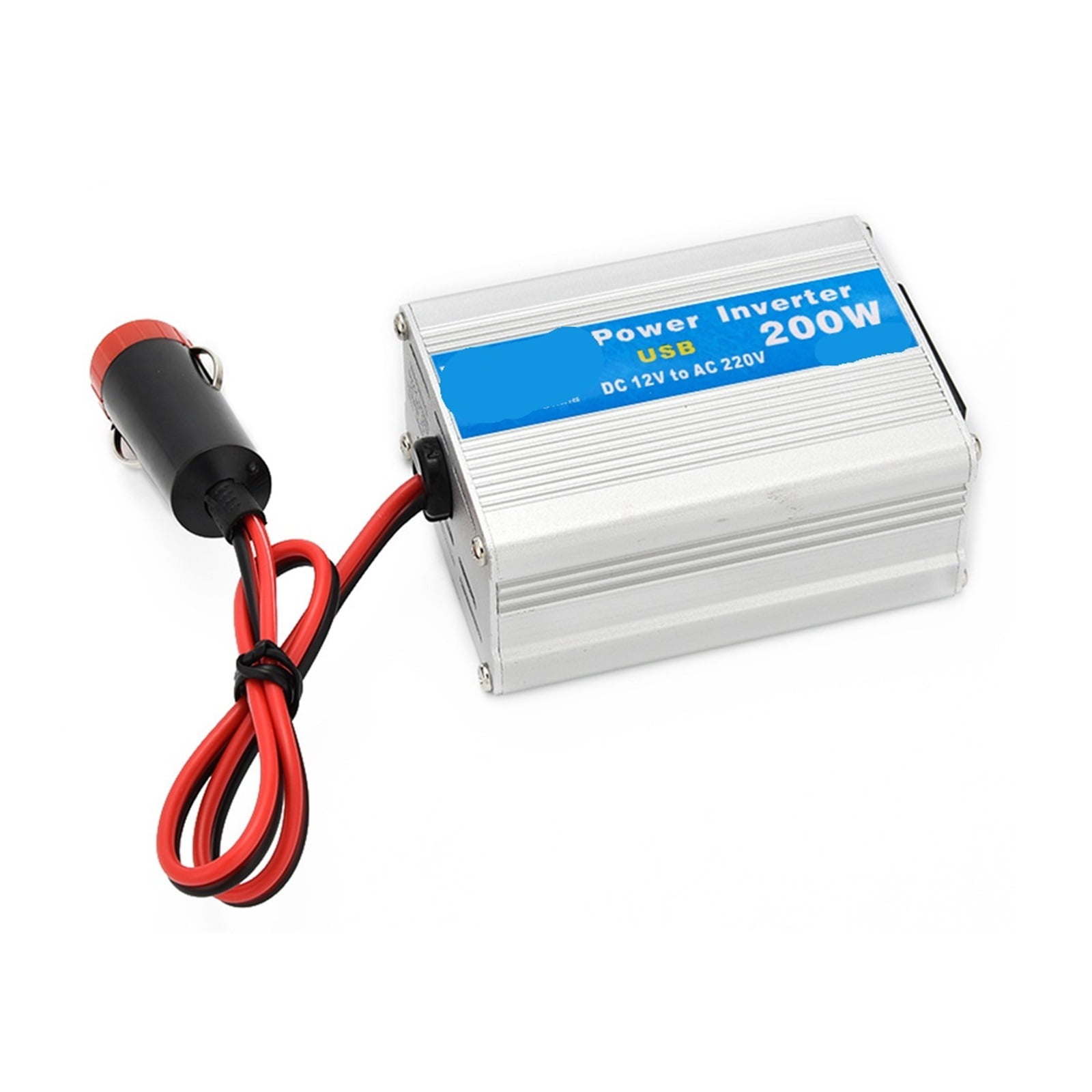 200W car inverter 12v to 110v with USB for Vehicle/Home/RV/Truck Off ...