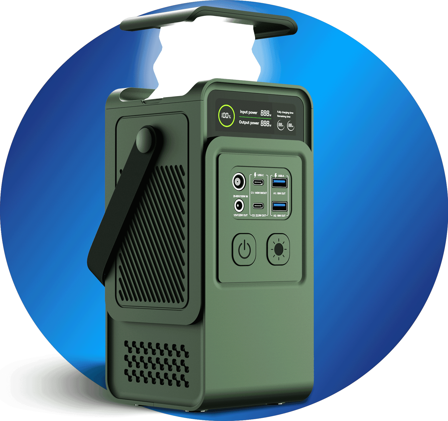 200W watt Power Bank, 200Wh LiFePO4 Battery, Portable Power Station ...