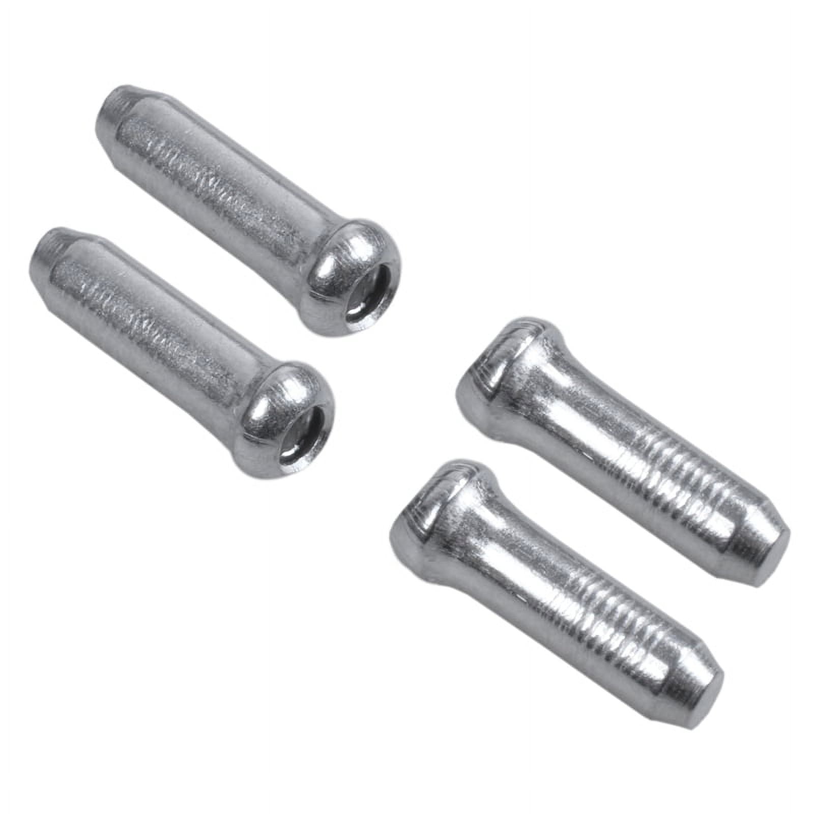 200X Bicycle Bike Shifter Brake Cable Tips Caps End Crimp Silver ...