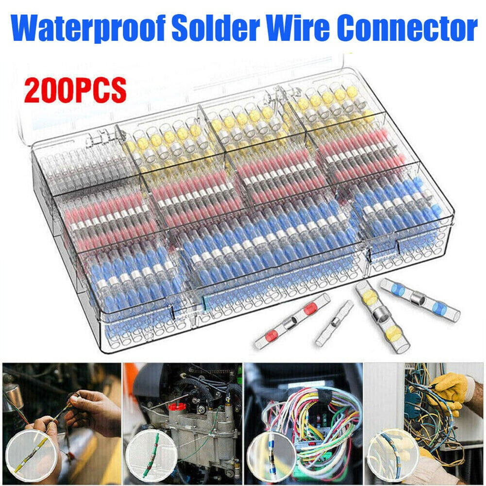 200X Universal Solderstick Waterproof Solder Wire Connector Kit Tool ...