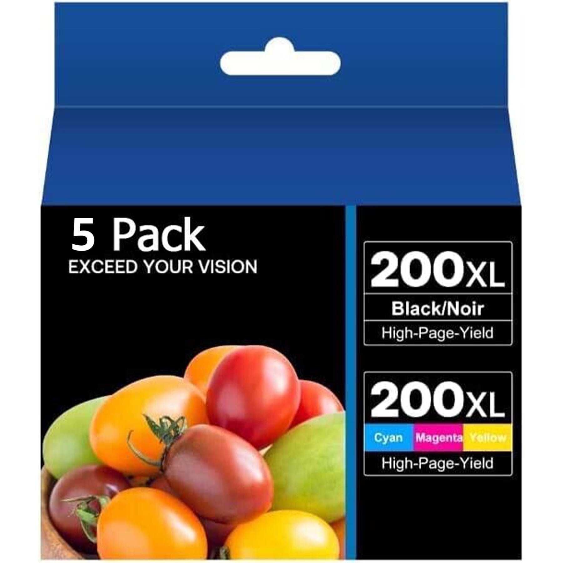 Epson 200XL Ink Cartridges for Workforce WF-2520/2530/2540, XP-200/300 ...