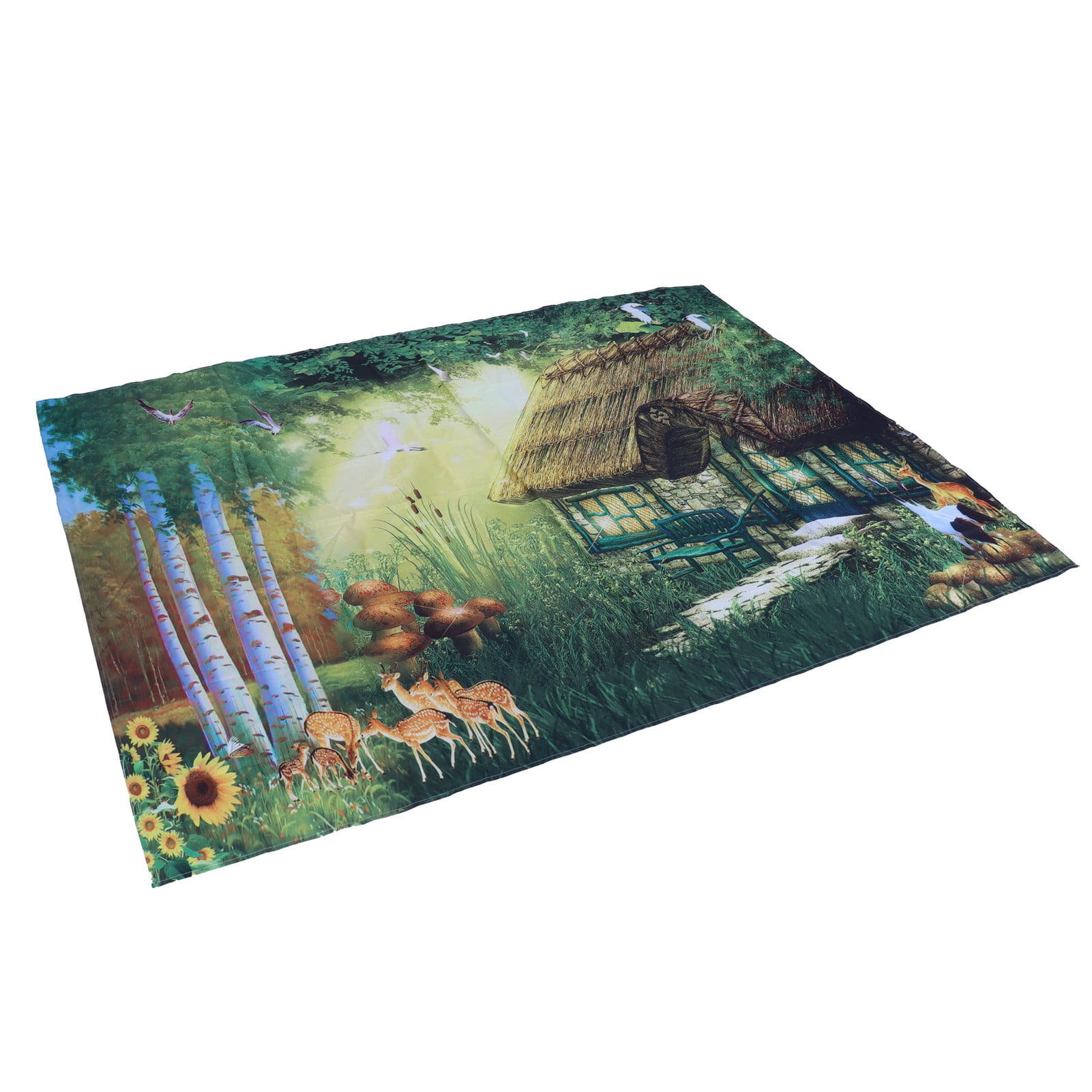 200cmx150cm Fairy Tale Forest Tapestry Wall Hanging Mat Carpet for ...