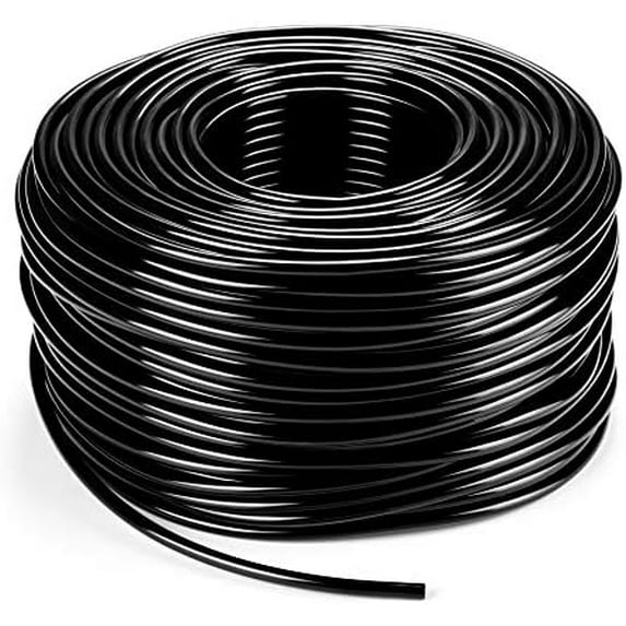 200ft 1/4 inch Drip Irrigation Tubing Blank Distribution Hose Garden ...