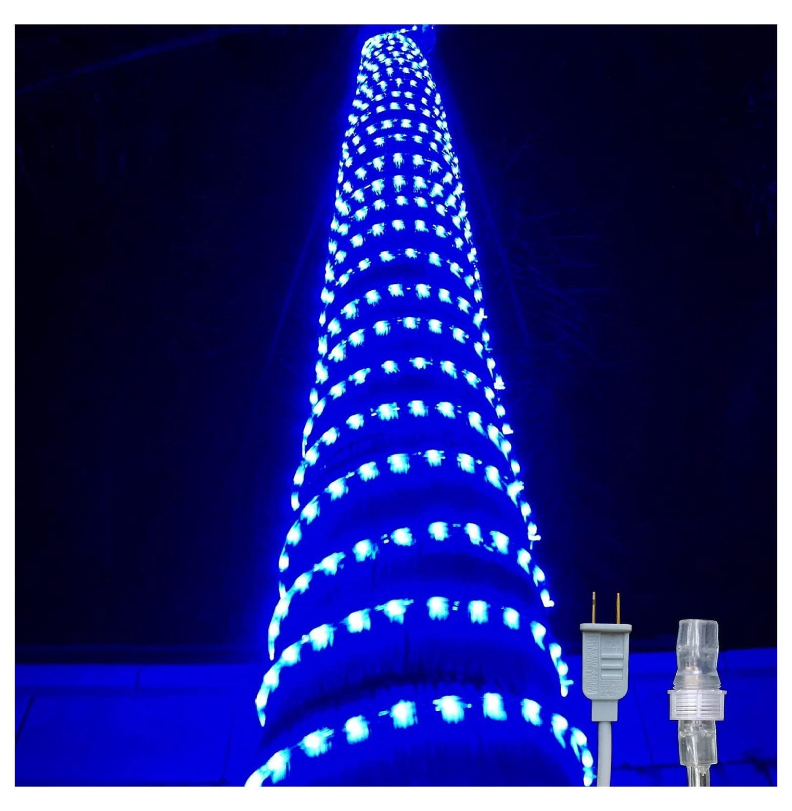 200ft/2160 LED Rope Lights for Christmas Theme Colors Party Outdoor ...