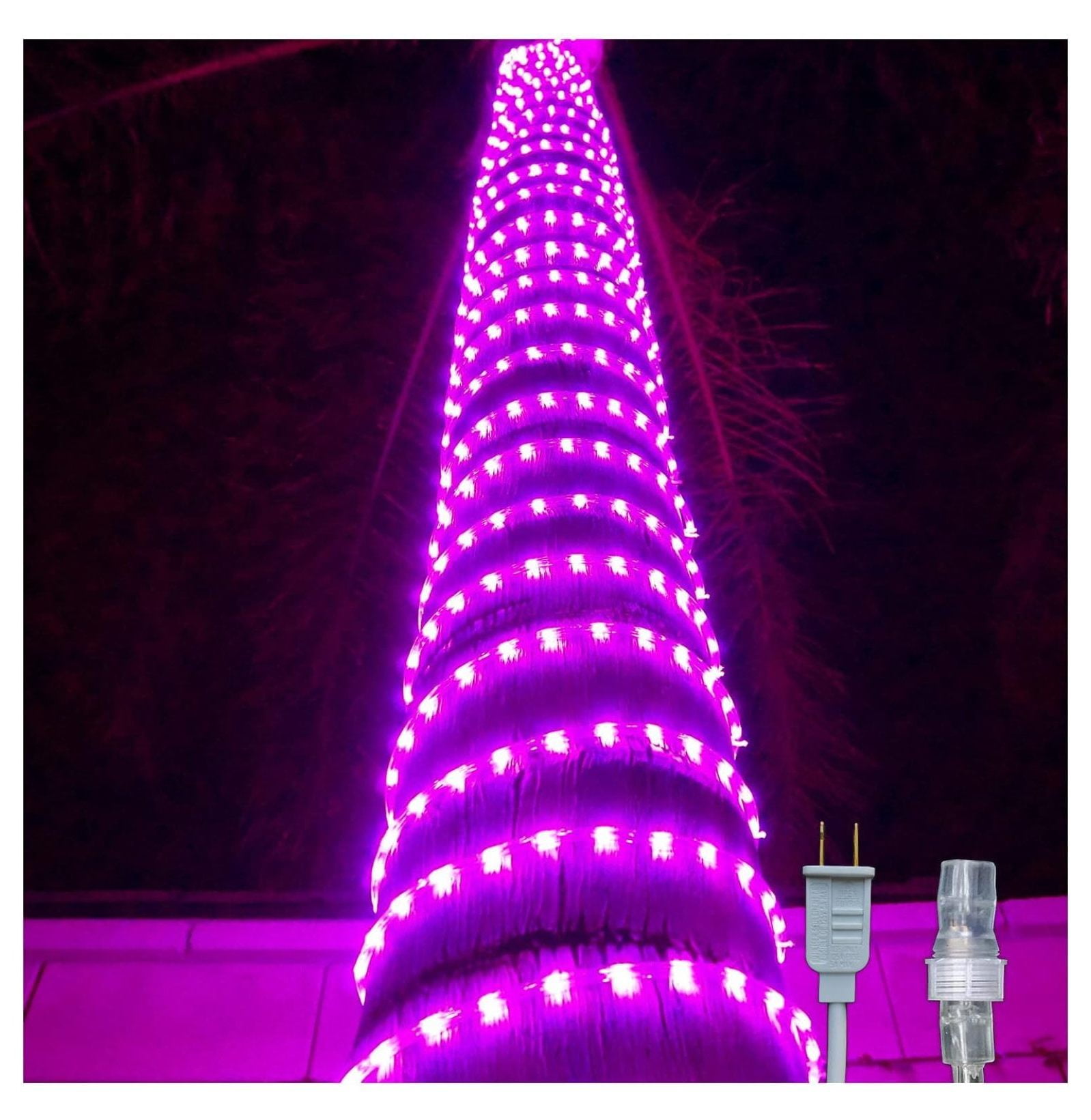 200ft/2160 LED Rope Lights for Christmas Theme Colors Party Outdoor ...