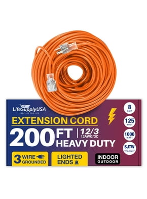 12 Gauge Extension Cords in Extension Cords by Gauge - Walmart.com