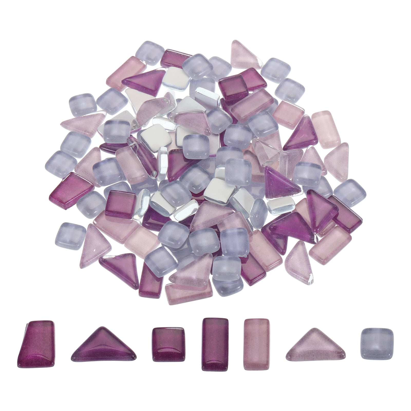 200g Irregular Crystal Glass Mosaic Tiles Tiny Glass Mosaic Tiles Bulk ...